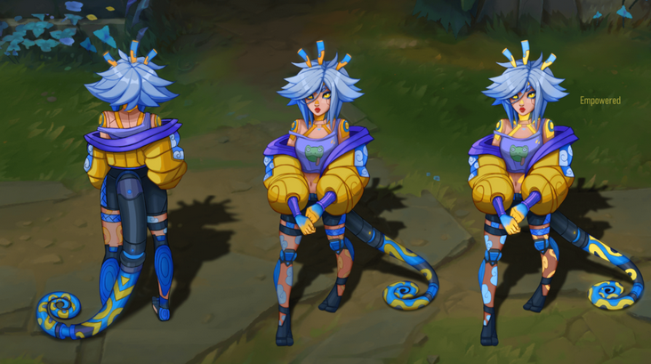 Fã cria skin da Neeko em estilo Cyberpunk